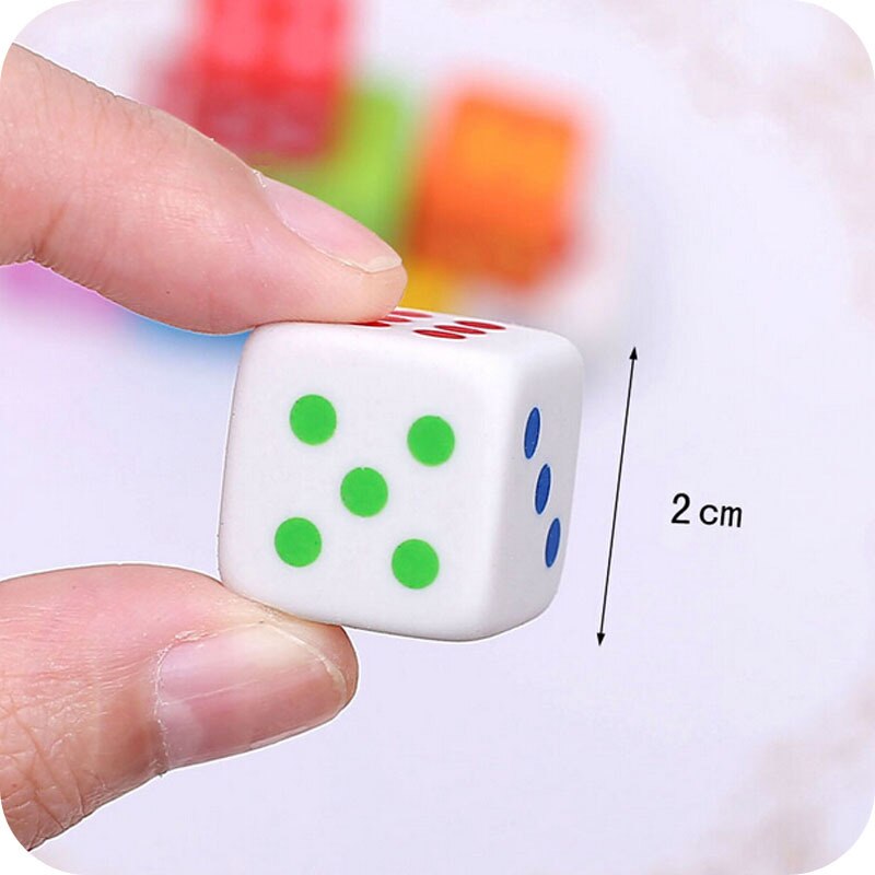 3pcs Random Colorful Dice Shape Pencil Erasers Sim... – Grandado