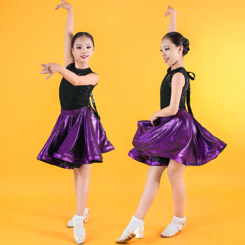 Latin Dance Clothes Children's Girls Practice Clot... – Grandado