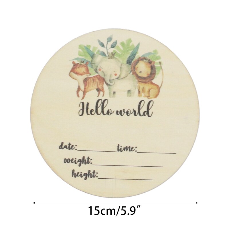 Baby Month Milestone Card Newborn Infant Birth Mon... – Grandado