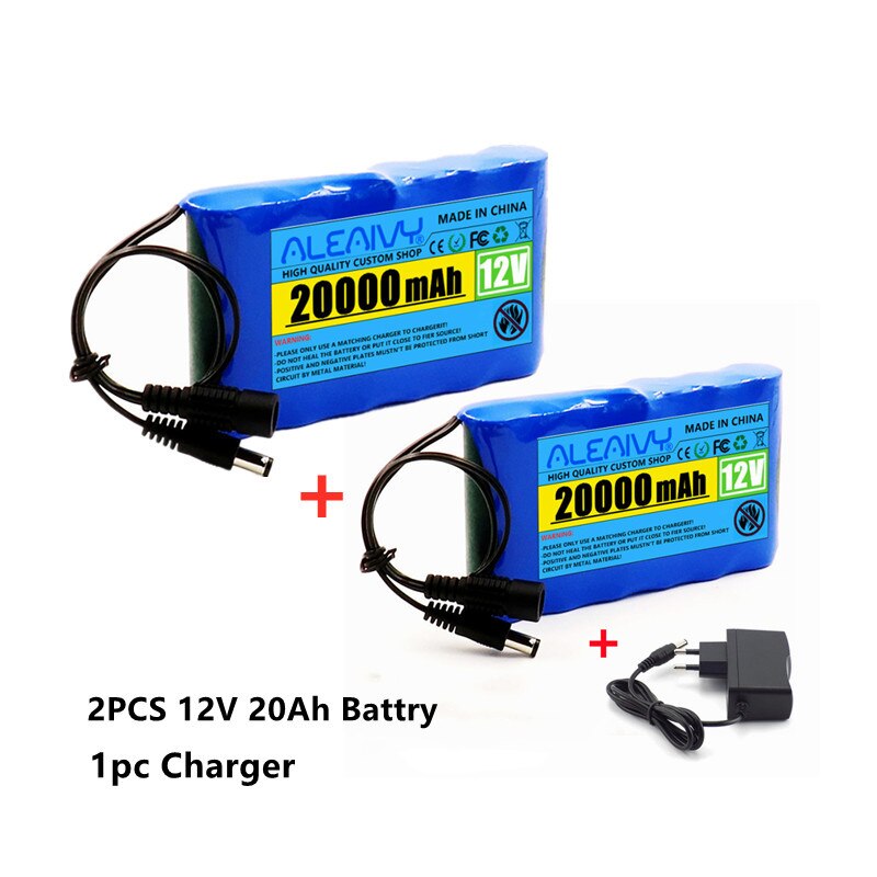 Portable Super 12V 20000mah Battery Rechargeable L... – Grandado