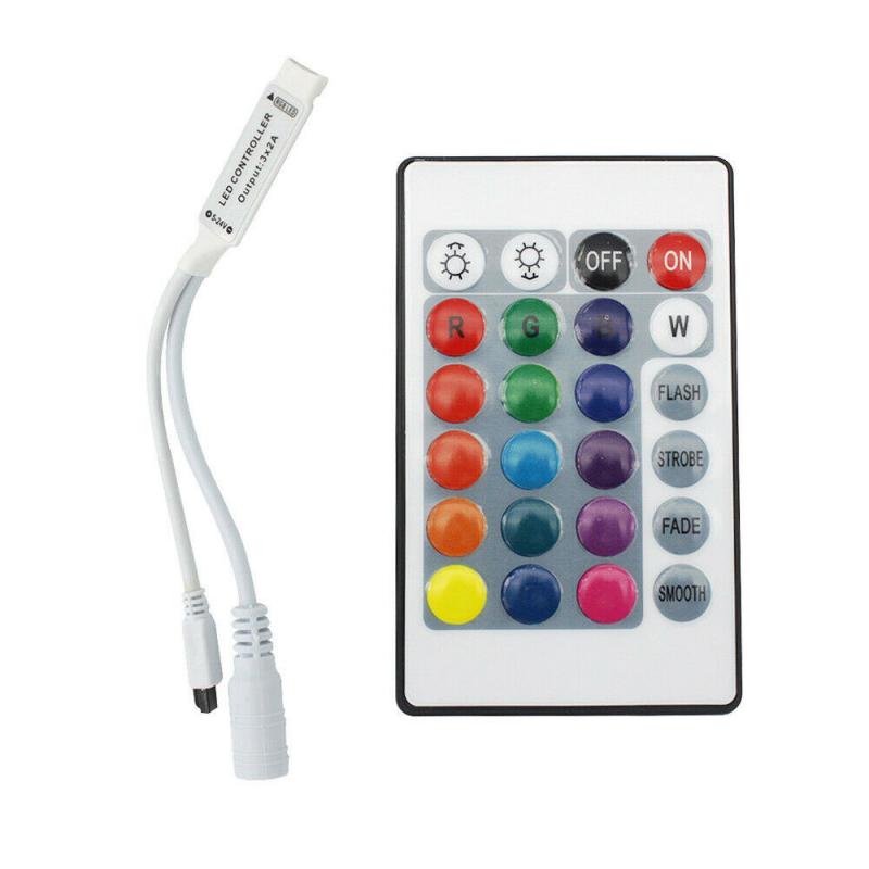Mini 24 Key Wireless IR Remote Controller For RGB ... – Vicedeal