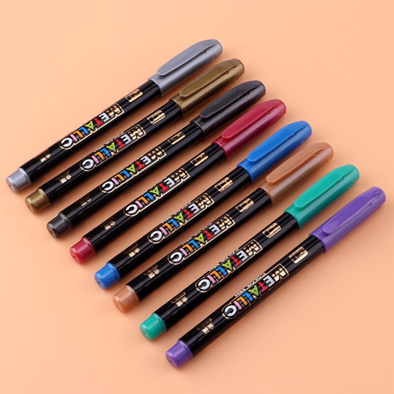 8 sets of metal color art pens DIY photo album dra... – Grandado