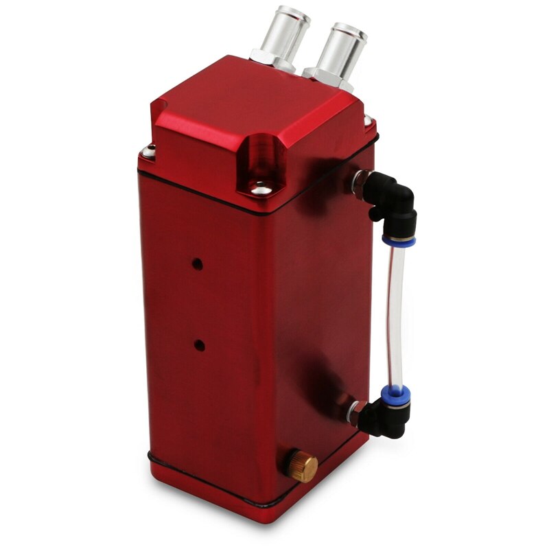 Universal Aluminium Alloy Red Square Race Engine Oil Catch Tank ...