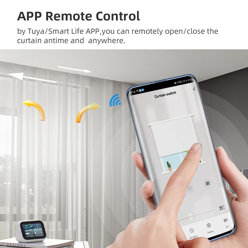 Tuya Smart Life,Touch EU US WiFi Roller Shutter Cu... – Grandado