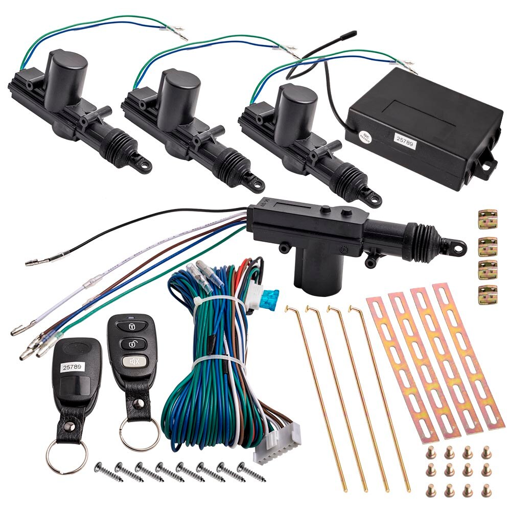 4 Door Central Power Door Lock Unlock Remote Kit 2... – Grandado