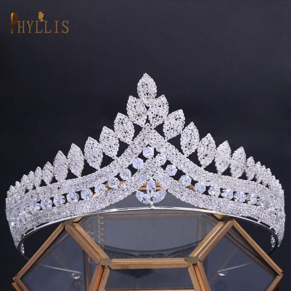 A366 Zirconia Princess Wedding Bridal Tiaras and C... – Vicedeal