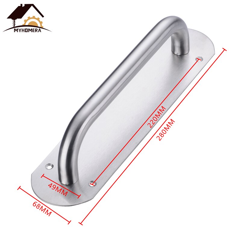 2 Piece Door Handle Stainless Steel Fire-proof Sat... – Grandado