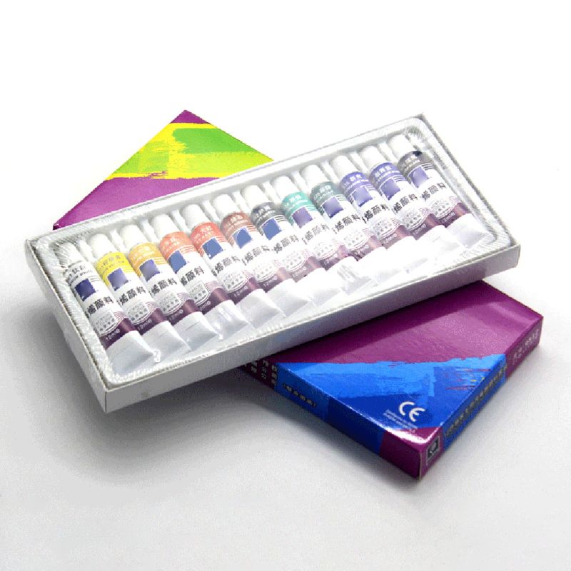 12ml 12/24 Color Acrylic Paints Set Hand Painted W... – Grandado