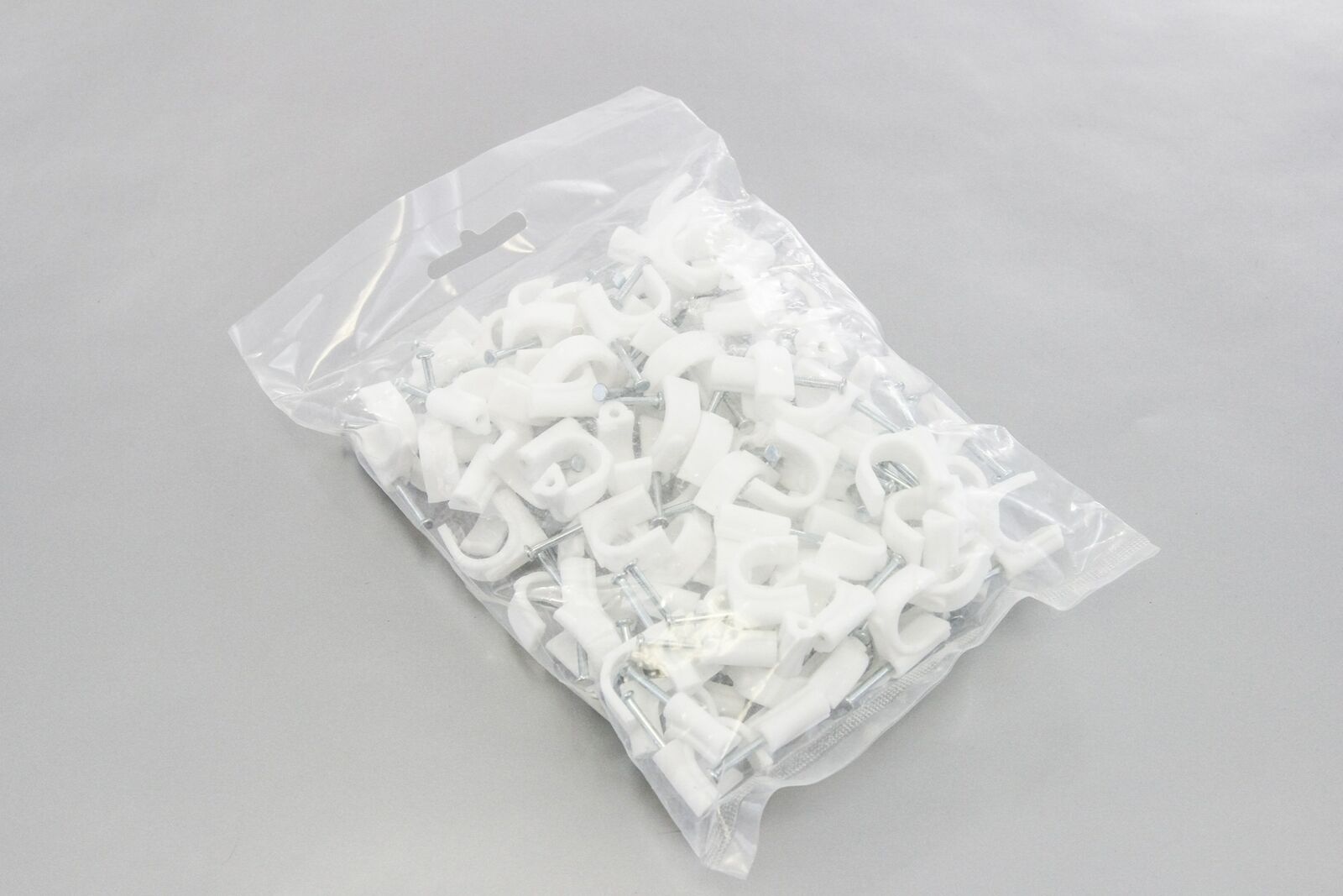 100 Ronde 5/8 "16 Mm Cable Clips Cable Cord Tie Ho... – Vicedeal