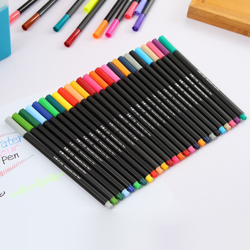 40/60/80/100 Pcs/Set Colored Watercolor Pen for Ki... – Vicedeal