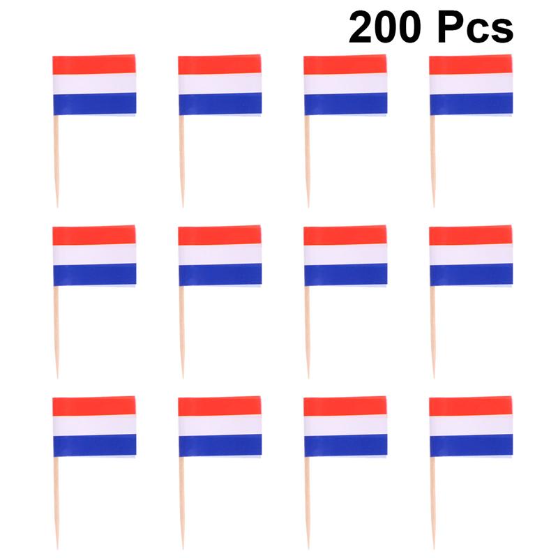 200pcs Dutch Toothpick Flag Picks Flag Food Toothp... – Grandado