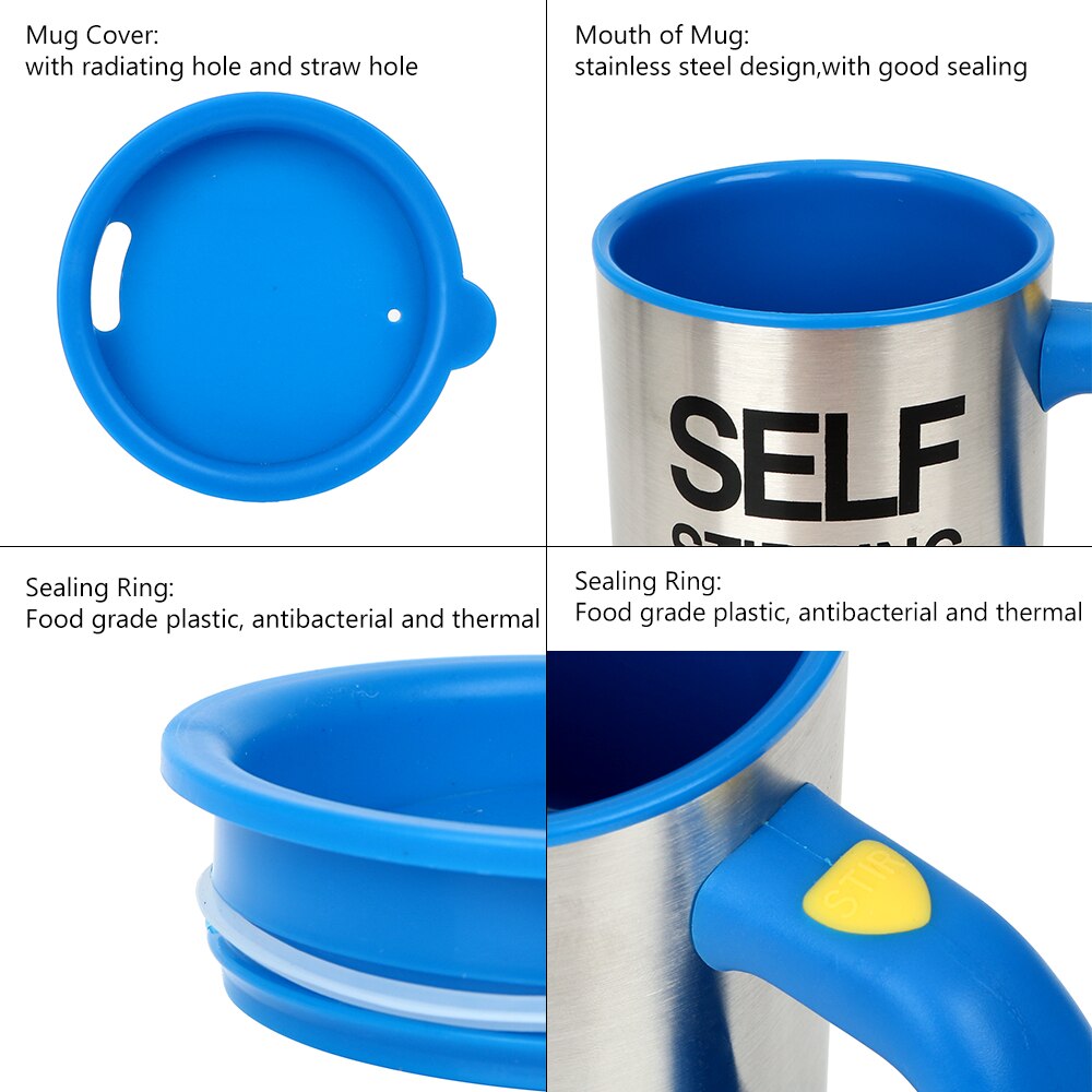 NICEYARD 400ml Automatic Self Stirring Mug Electri... – Vicedeal