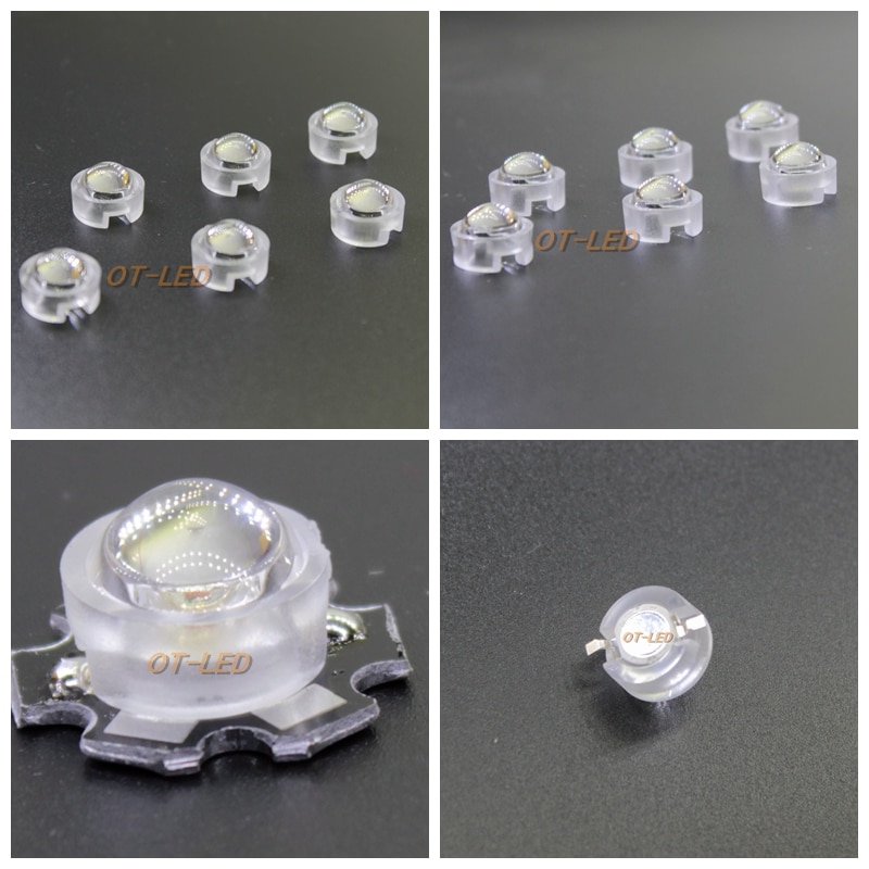 100pcs 13mm IR LED mini Lens 1W 3W 5W 15 30 45 60 ... – Grandado
