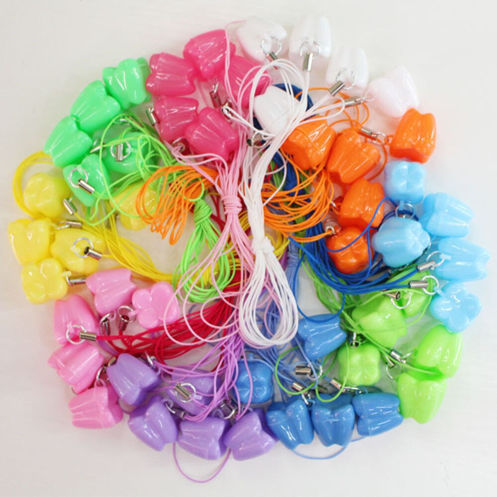 50 Pcs Tooth Shape Milk Teeth Box Children's Souve... – Grandado