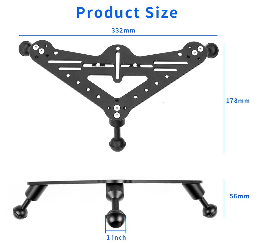 Upgrade Diving Tripod Support Gimbal Tray Rig Brac... – Grandado