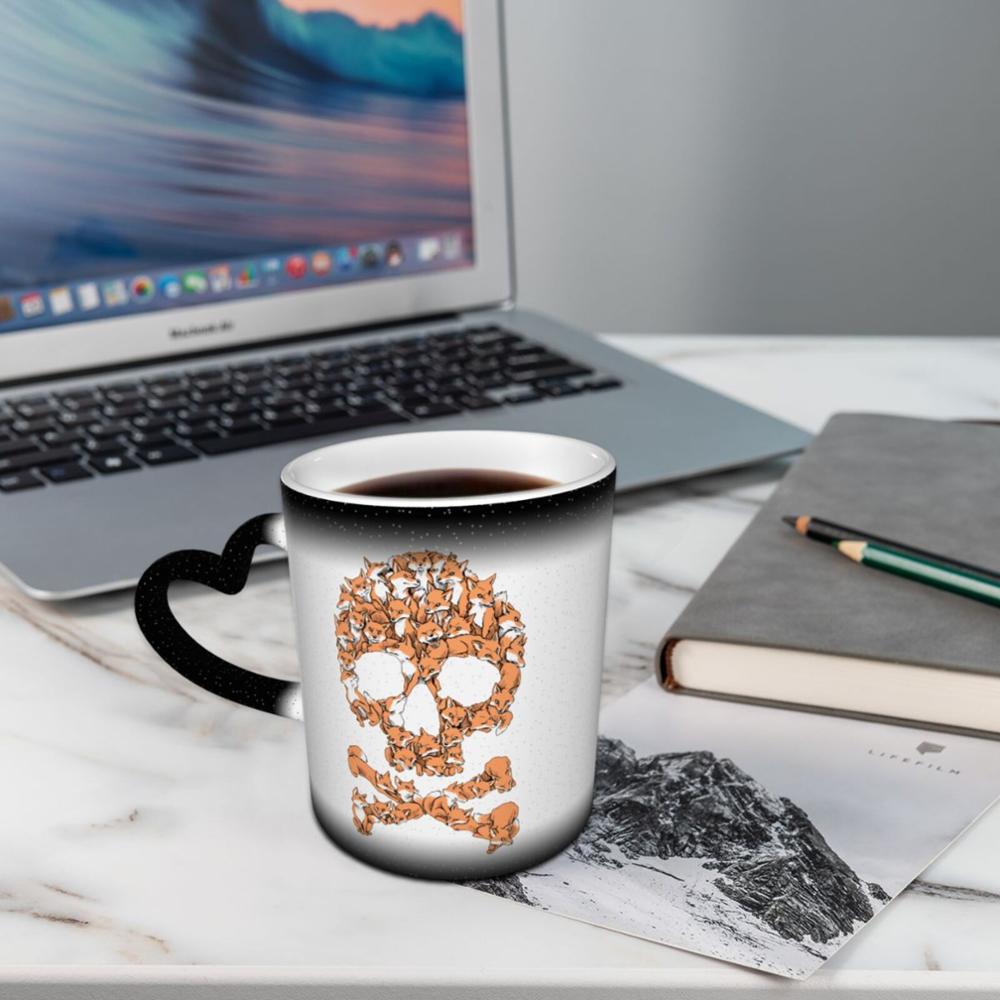 Fox Skull Cross Crossfit coffee K mugs glass cups ... – Grandado