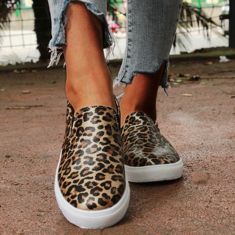 Shoes Women Flats Spring Casual Leopard Women Shoe... – Vicedeal