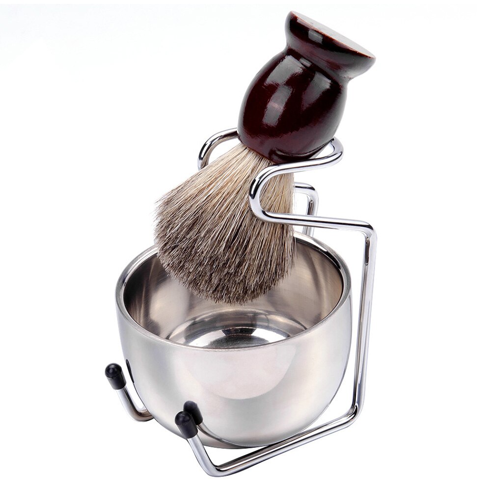 Shaving Brush Set Shave Brush Badger Wood Handle S... – Grandado