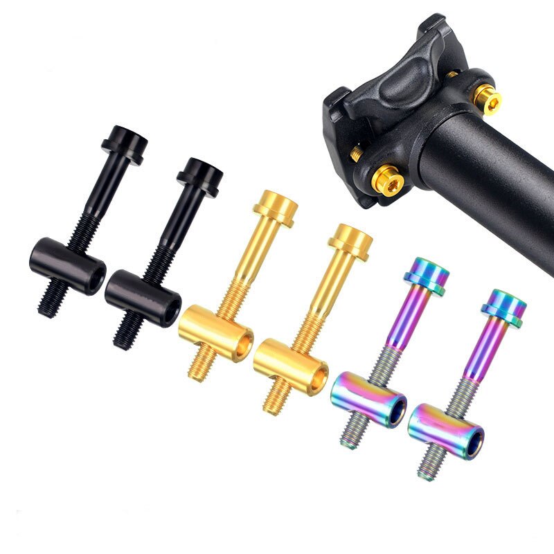 2 stk m5*30/40mm sadelpinde bolte titanium legeri... – Vicedeal