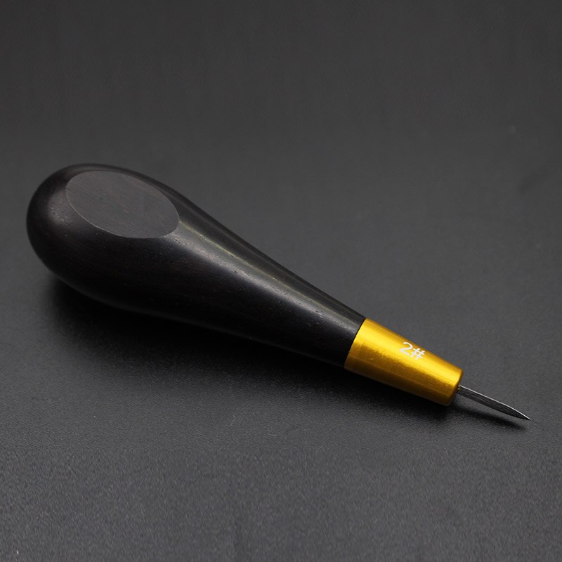 1PCS Rhombus Awl leather wooden handle Awl tool fo... – Grandado