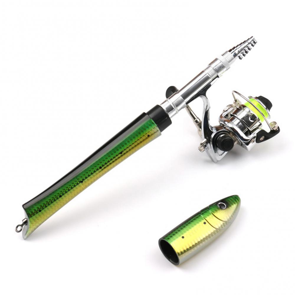 1.6m Portable Fish Shape Telescopic Hard FRP Fishi... – Vicedeal