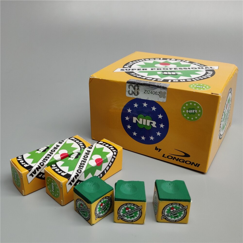 Billard Chalk Pool Chalk 3Pcs/box Nir Longoni Bill... – Grandado