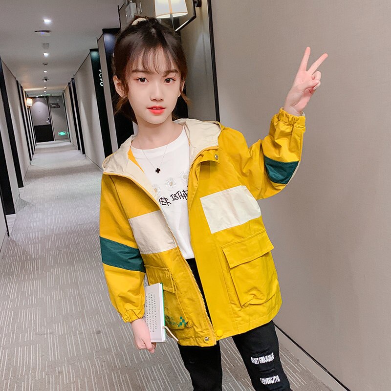 Kids Trench Coat Baby Girl Clothes Trench Coat Pat... – Grandado