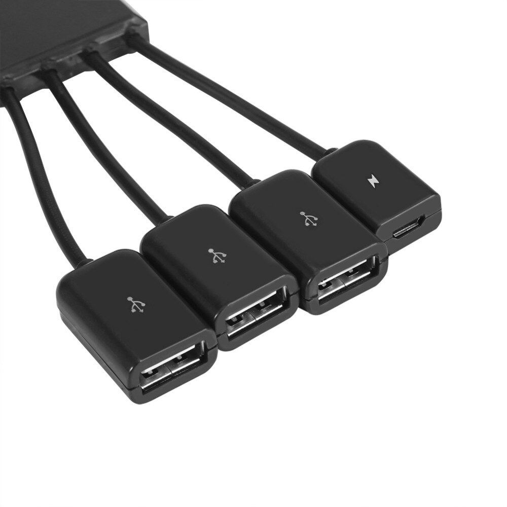 OTG USB Hub Connector Spliter 4 Port Micro USB Pow... – Grandado