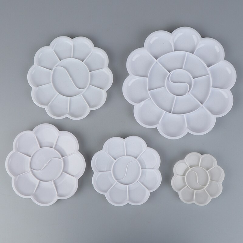 4 maten palet kunstalternatieven verf plastic pale... – Vicedeal