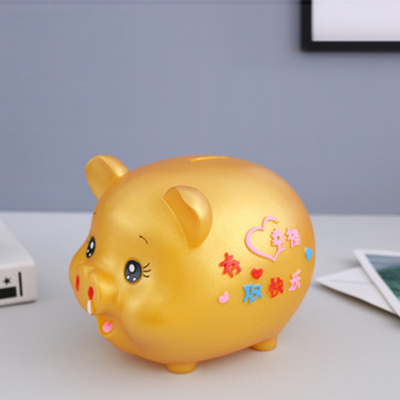 DXUIALOI-hucha de cerdo dorado creativa para niños... – Grandado