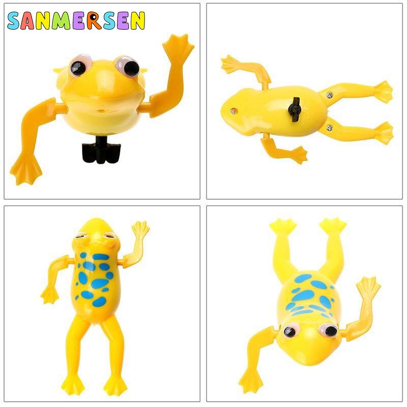 Baby Swimming Frog Clockwork Bath Toys Operated Po... – Vicedeal