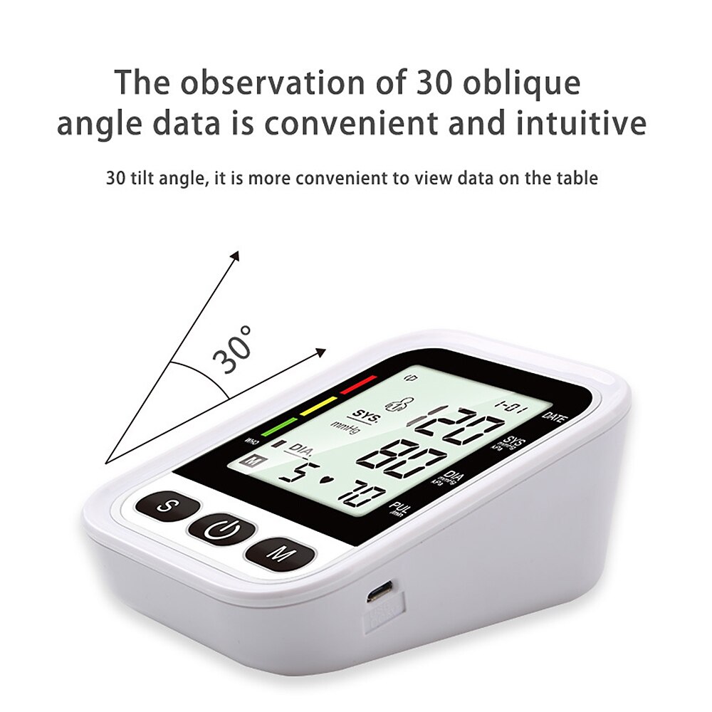 Arm Tonometer Electronic Blood Pressure Monitor Sp... – Grandado