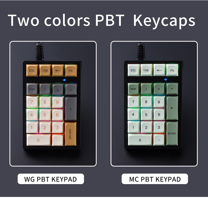 APAYADO T21 Number Keyboard 21Key Wired Mechanical... – Grandado