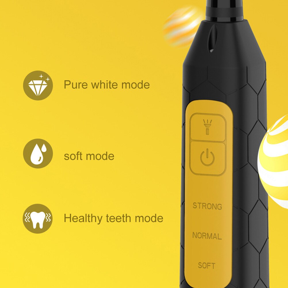 3 Modes Vibration USB Rechargeable Electric Dental... – Grandado