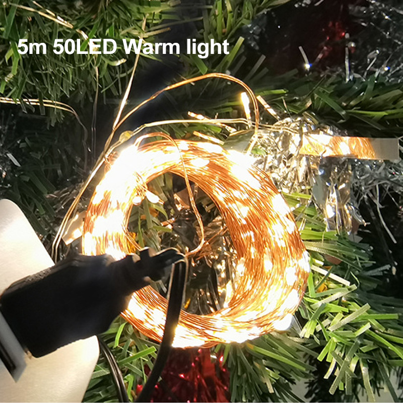 5m julelys dekoration led gardinlampe soveværelse ... – Grandado