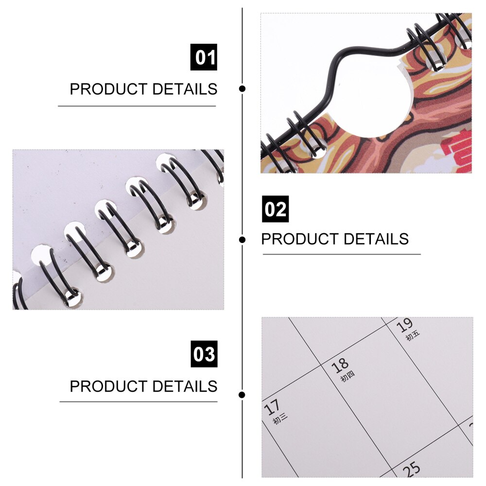 Annual Yearly Wall Planner Calendar Wire-Bound Cal... – Grandado