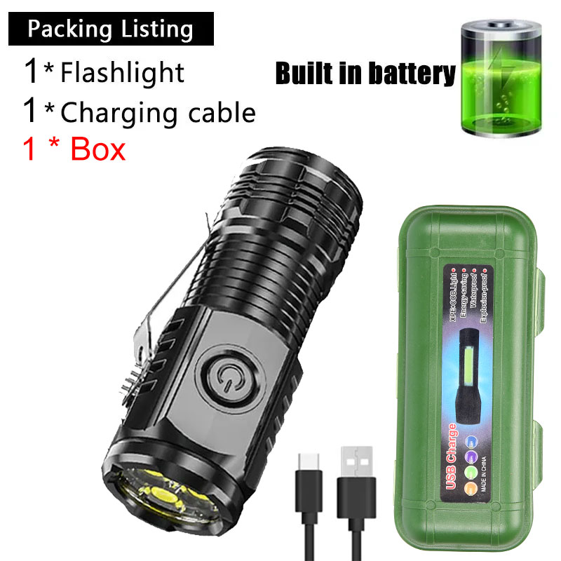 Super Bright Mini 3LED Flashlight With Pen Clip An... – Vicedeal