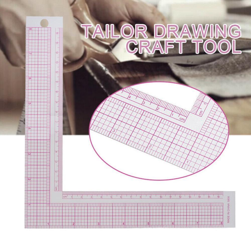 1pcs Plastic L-Square Shape Ruler French Curve Sew... – Vicedeal