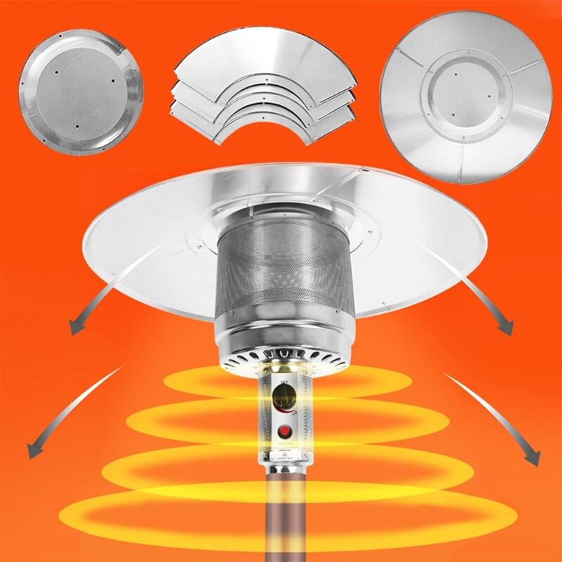 Outdoor Patio Heater Reflector Shield Anti-rust An... – Grandado