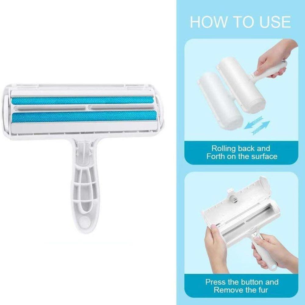 Pet Hair Roller Remover Lint Brush Convenient Clea... – Vicedeal