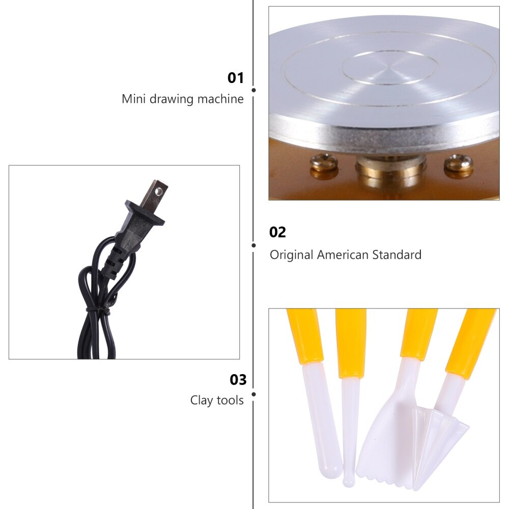 1 Set Pottery Wheel Direction Adjustable Pottery M... – Vicedeal