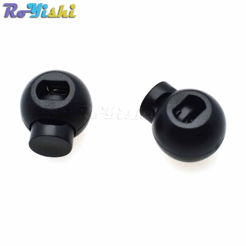 100 stks/pak Cord Lock Ball Ronde Toggle Stopper P... – Grandado