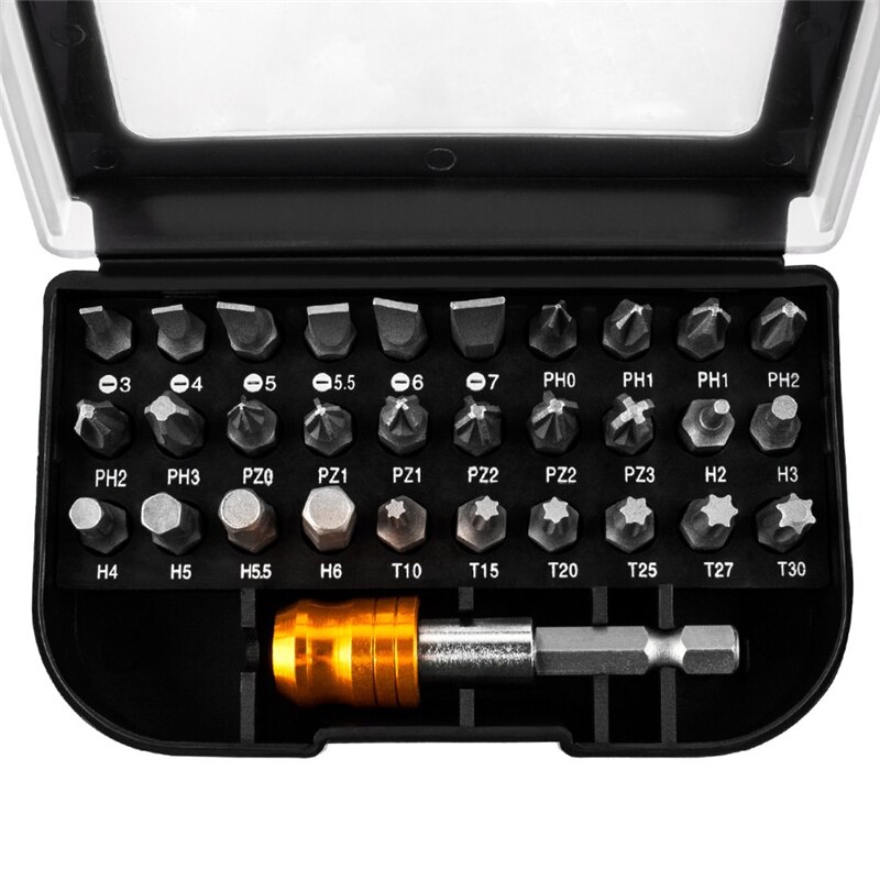 31 Pcs Screwdriver Bit Set 30 Most Commonly Used S... – Vicedeal