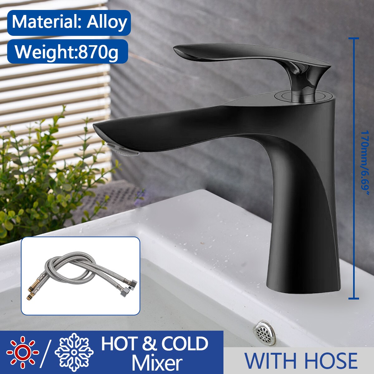 Basin Faucet Bathroom Single Basin Faucet Cold and... – Vicedeal