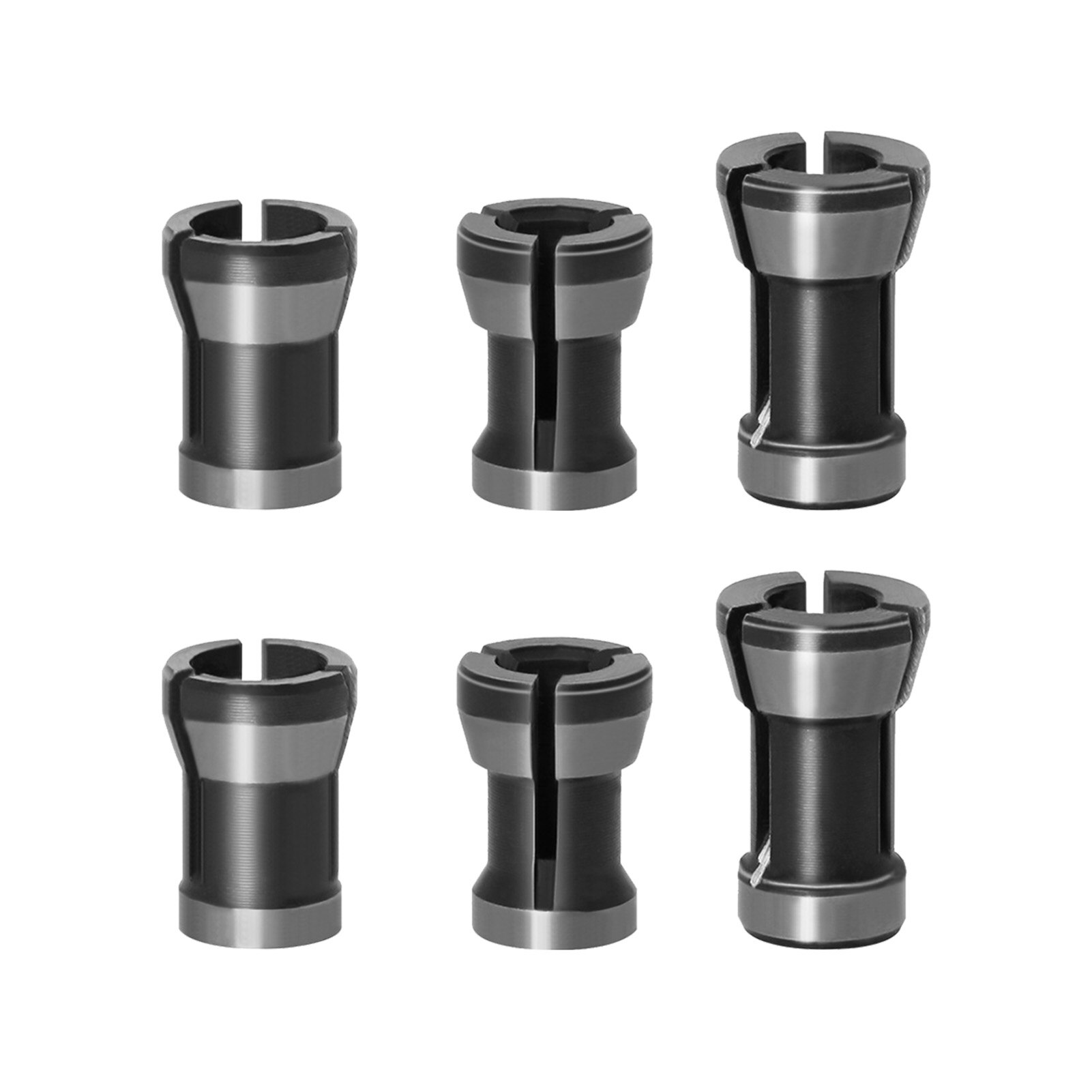 6pcs Router Collet Chuck 6mm 6.35mm 8mm Bushing Du... – Grandado