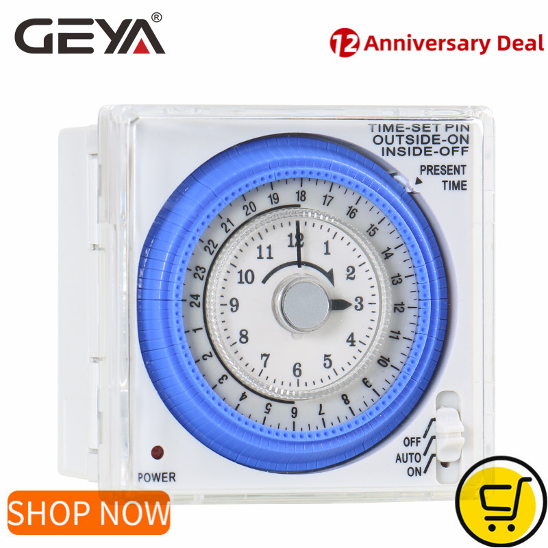 GEYA TB37 Mechanische Lärm Schalter Timer 110V ODE... – Grandado
