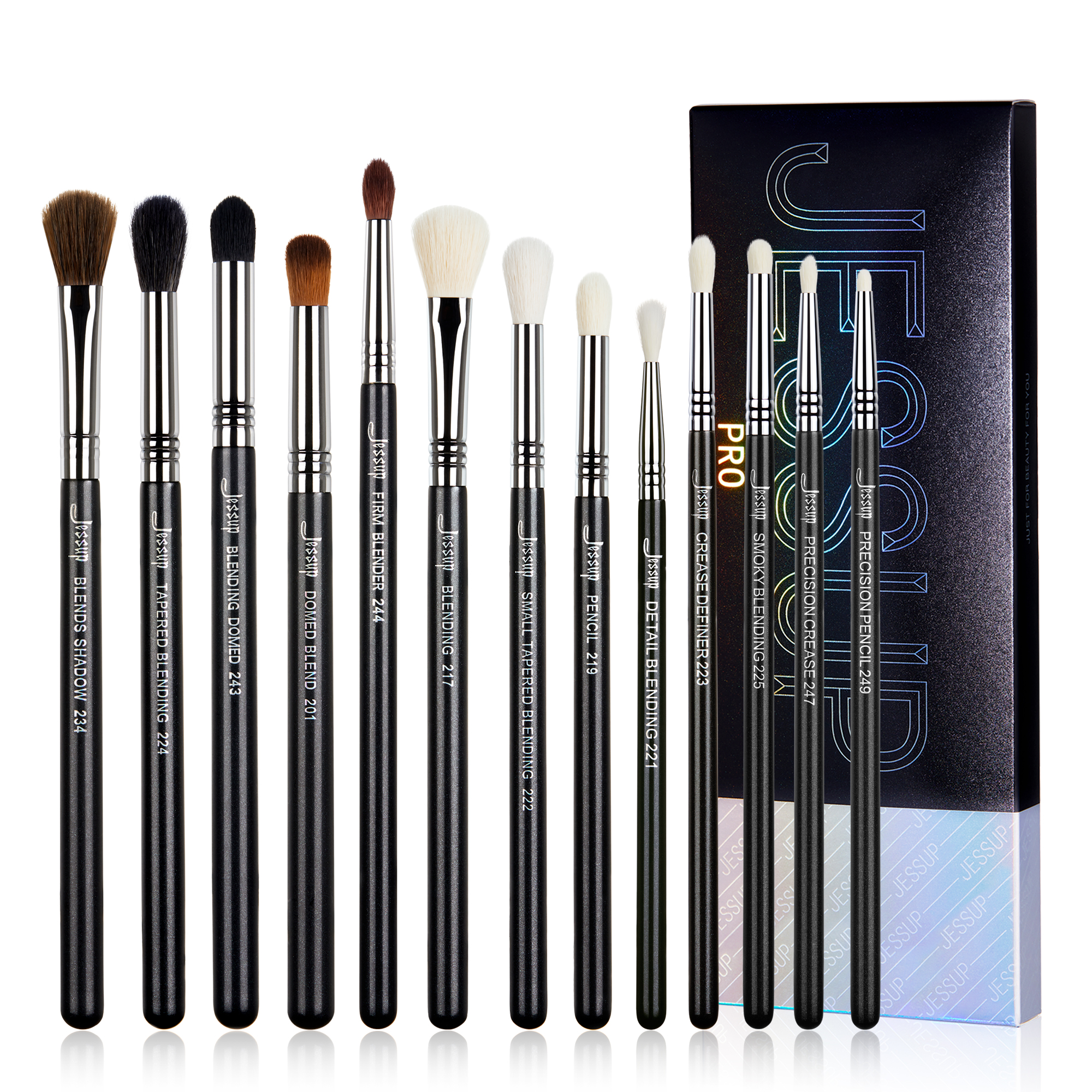 Jessup Eye Makeup Brushes set Eye Blending Brush S... – Grandado