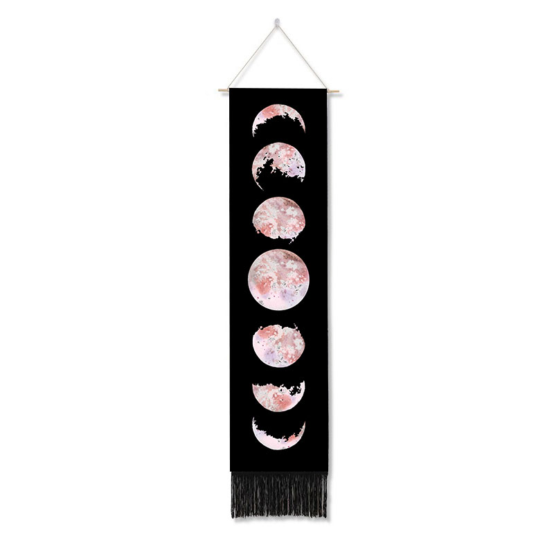 Moon Phase Tapestry Wall Hanging Lunar Eclipse Cyc... – Vicedeal