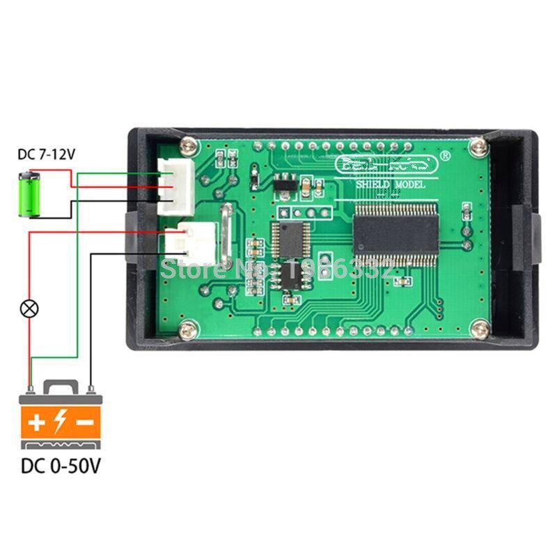WS16 250W 5A DC 50V 12V 24V LCD Digital Voltage Am... – Grandado
