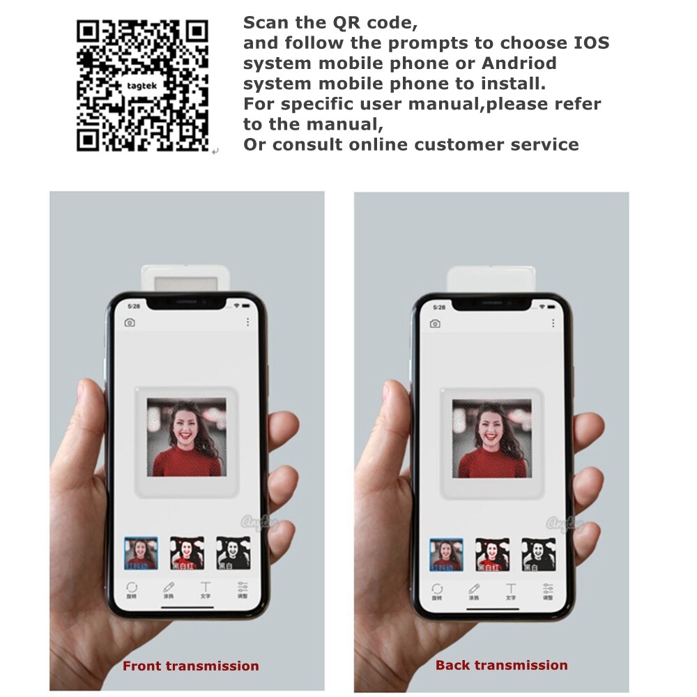 E-Inkt Foto Display Tag, passieve Nfc-Aangedreven ... – Grandado